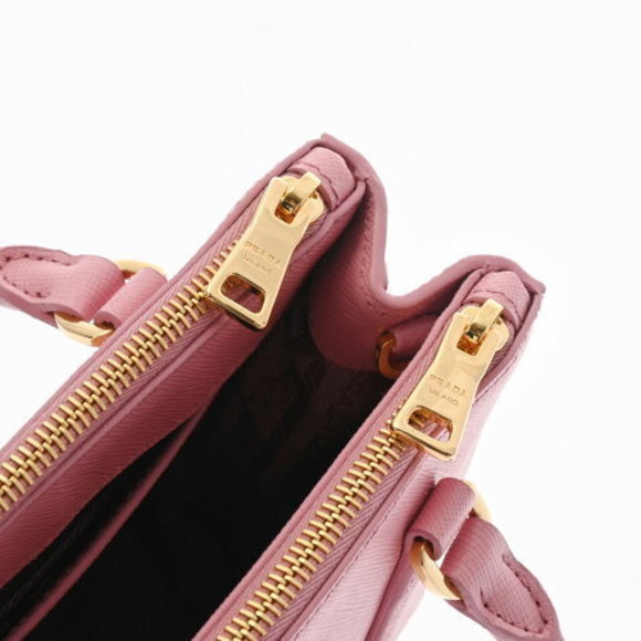 Prada | Bags | Prada Galleria Mini Pink Saffiano Bag | Poshmark